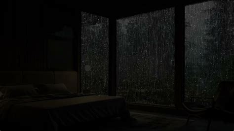 잠자는 빗소리 창밖의 비소리와 천둥소리 폭풍우 치는 밤 깊은 잠을 위한 따뜻한 벽난로와 함께 Youtube