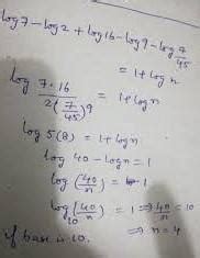 Question I If Log Log Log Log Log IST Log N Find N Brainly In