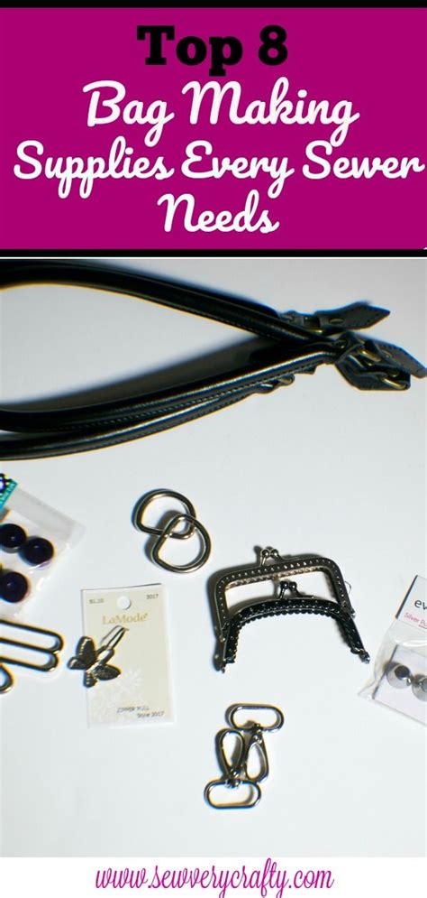 Top 8 Bag Making Supplies Every Sewer Needs How To Make Handbags Bag