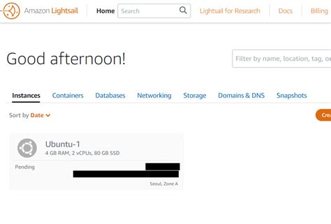 Aws Lightsail 설정