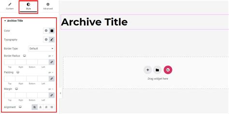 Elementor Archive Title Widget Ht Mega Addons For Elementor
