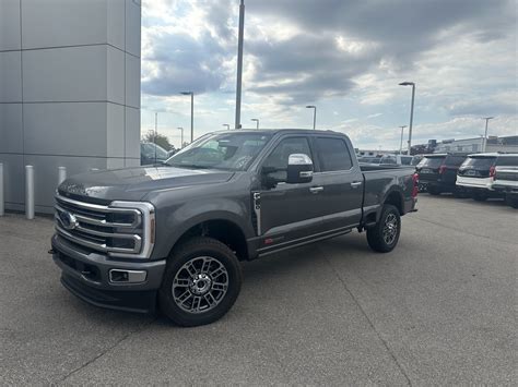 2025 F250 Platinum Plus Carbonized Gray