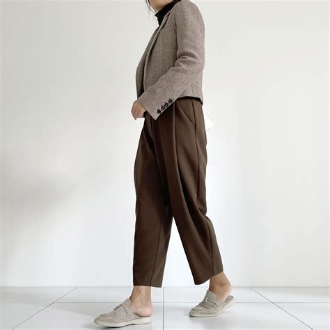 헤링본 크롭 재킷