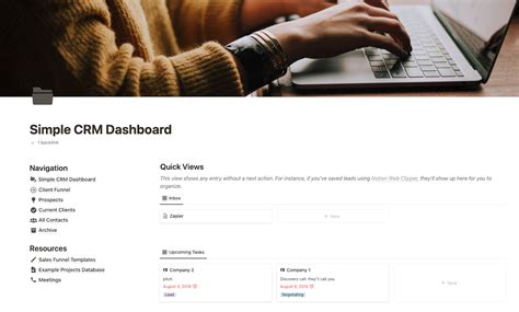 notion crm template how to turn notion into your crm zapier
