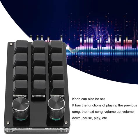 Buy Cryfokt One Handed Programmable Mechanical Keyboard Keys RGB Programmable Macro Keyboard