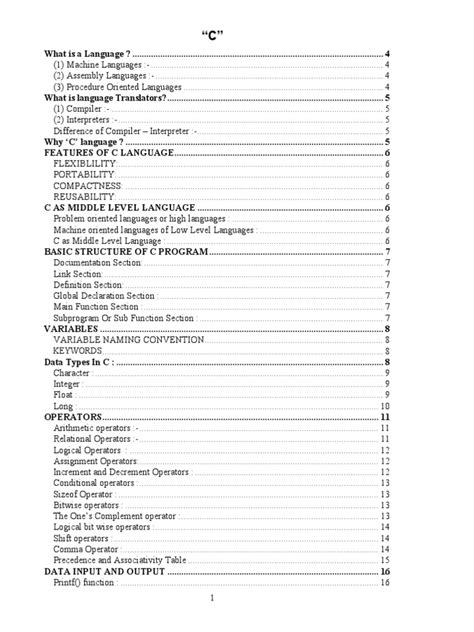 C Programming E Books Pdf Subroutine C Programming Language