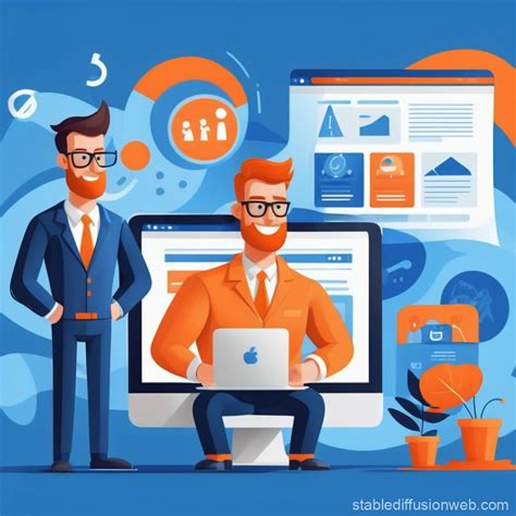 Website Design And Marketing Animated Image Stable Diffusion Online