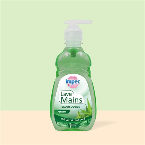 Savon Liquide Lave Mains ThÉ Vert And Aloe Vera Impec Somapro