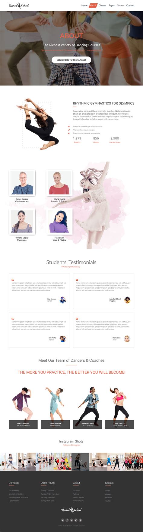 WEBSITE DESIGN RESPONSIVE FRONT END CODING On Behance