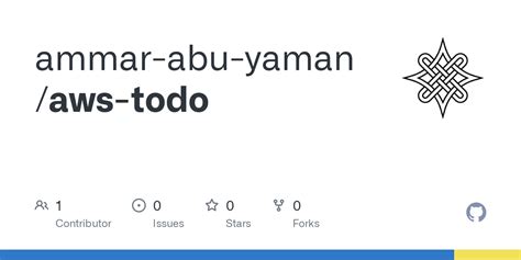 Github Ammar Abu Yamanaws Todo