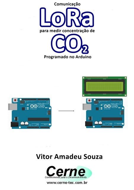 comunicação lora para medir concentração de co2 programado no arduino por vitor amadeu souza