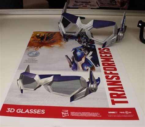 Transformers 4 Age Of Extinction Official 3d Glasses Transformers News Tfw2005