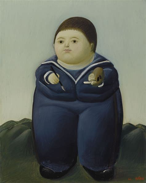 Fernando Botero B 1932 Self Portrait At The Age Of Four Fernando
