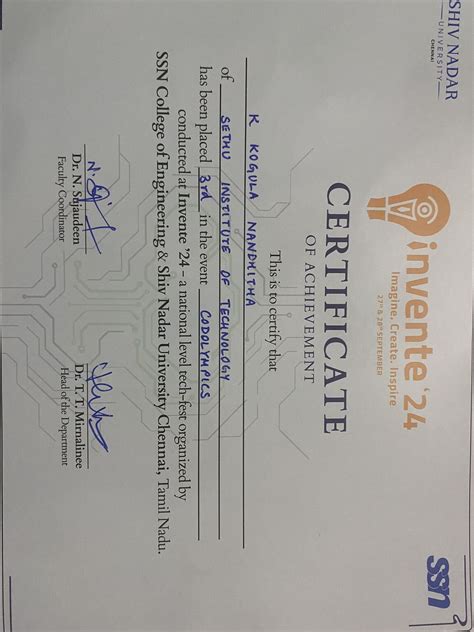 Kogula Nandhitha On Linkedin Codeolympics Teamwork Achievement