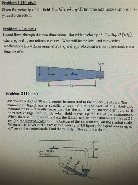 Solved Given the velocity vector field V ti xzj ty k ˆ ˆ ˆ Chegg