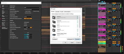 output audio not communicating with windows 10 r ableton