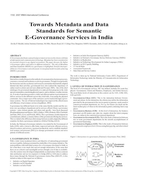 Pdf Towards Metadata And Data Standards For Semantic E Governance Dokumen Tips