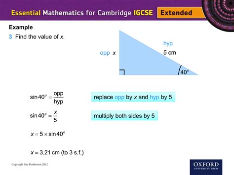 Trigonometry For Igcse Math Extended Book Pptx