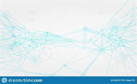 Abstract Plexus Structure Connection Network Futuristic Technological