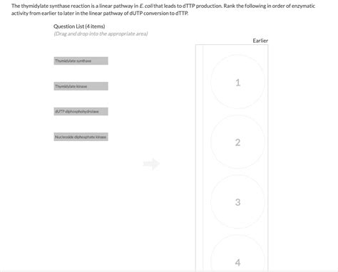 Solved The Thymidylate Synthase Reaction Is A Linear Pathway