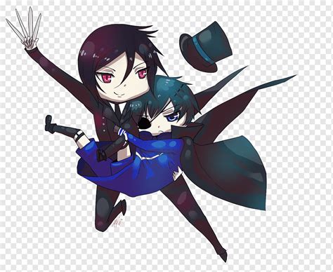Ciel And Sebastian Chibi