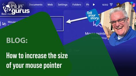 How To Increase The Size Of Your Mouse Pointer Blue Gurus