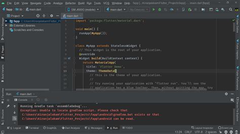 Exception Unable To Locate Gradlew Script Flutter Stack Overflow