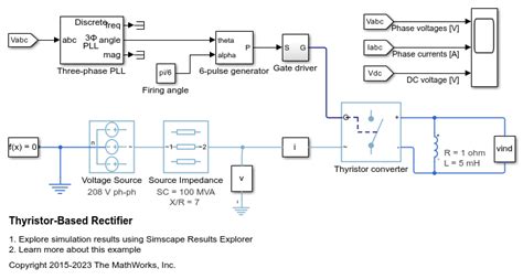Thyristor Based Rectifier Matlab And Simulink