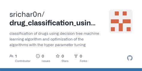 Github Srichar0ndrugclassificationusingml Classification Of