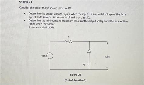 Solved Question Consider The Circuit That Is Shown In Chegg