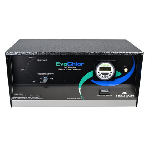 EvoChlor EV Series Salt Mineral Water Chlorinator Reltech