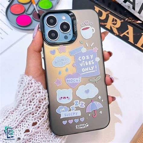 قاب گوشی طرح دار بنفش عرضه جدیدترین مدل ها رویال کاور