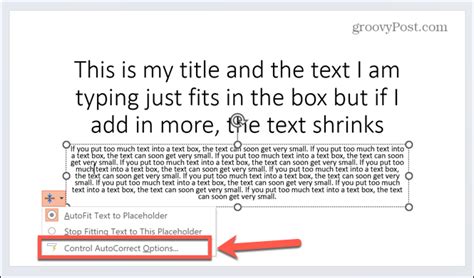 How To Turn Off AutoFit In PowerPoint