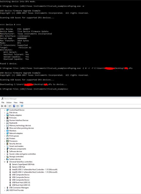 CCS TM4C1290NCZAD DFU Update Via Dfuprog Exe Arm Based Microcontrollers Forum Arm Based