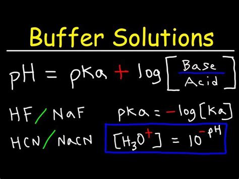 Free Video Buffer Solutions From The Organic Chemistry Tutor Class
