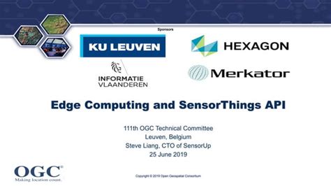 Edge Computing And Ogc Sensorthings Api Pdf Internet Of Things Internet