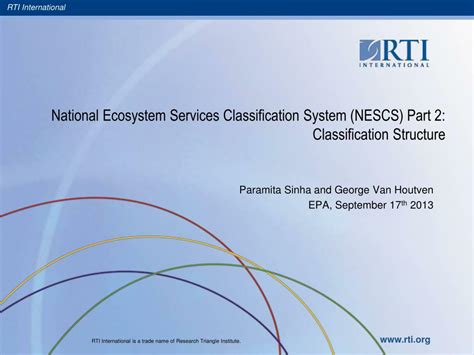 Ppt National Ecosystem Services Classification System Nescs Part 1 Conceptual Framework And