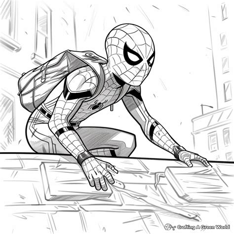 Spider Man Homecoming Coloring Pages Printable Free 2025