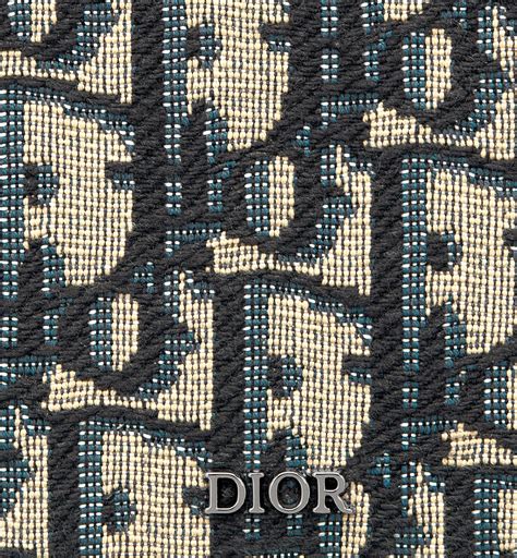 Passport Cover Beige and Black Dior Oblique Jacquard | DIOR