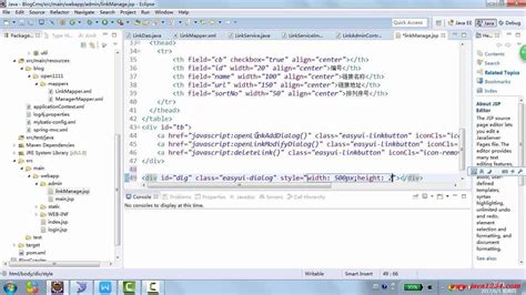 java爬虫博客采集系统视频教程第十一讲 Java知识分享网 免费Java资源下载