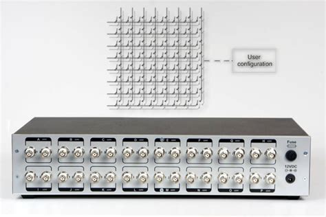 8x8 Single Matrix Bnc Switch Bncxlr Coaxial Switch Boxes W Remote