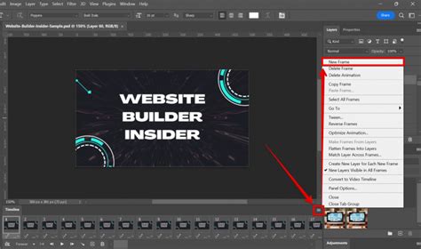 how do i create an animated png in photoshop