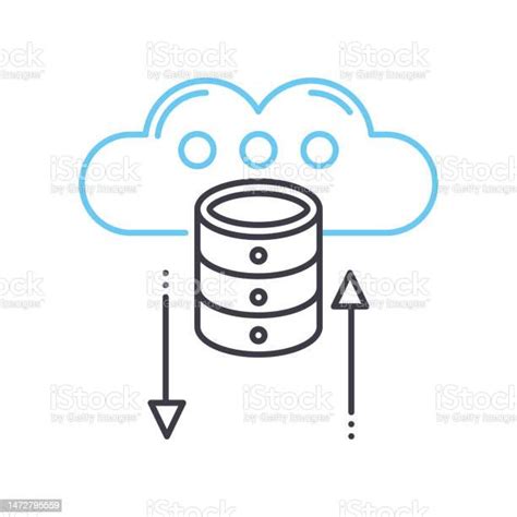 구름 데이터 라인 아이콘 개요 기호 벡터 일러스트 레이 션 개념 기호 개체 그룹에 대한 스톡 벡터 아트 및 기타 이미지 개체 그룹 건물 외관 검색 Istock