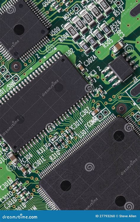 Microprocessors Printed Circuit Board Stock Photo Image Of Data Memory