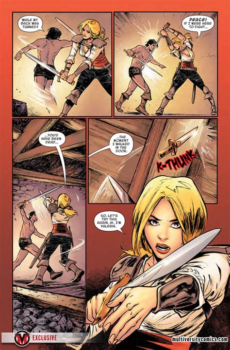 Age Of Conan Valeria Issue Preview Page Multiversity Comics