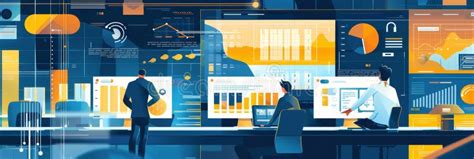 Data Analysis Team Working On Business Insights A Team Of Professionals