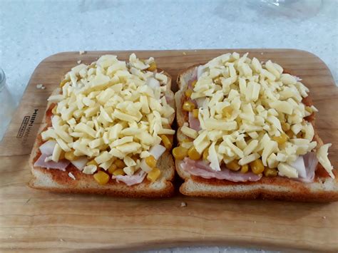 초간단 식빵피자 만들기