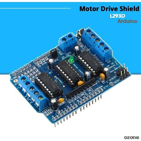 Dc Stepper Motor Driver Shield L293d And 74hc595 Arduino Shopee Malaysia