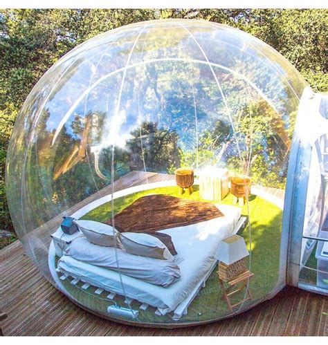 원형 투명 비닐 쉘터 하우스 버블 천막 방수 바람막이 방풍 캠핑 감성 텐트 돔 8인용 티몬