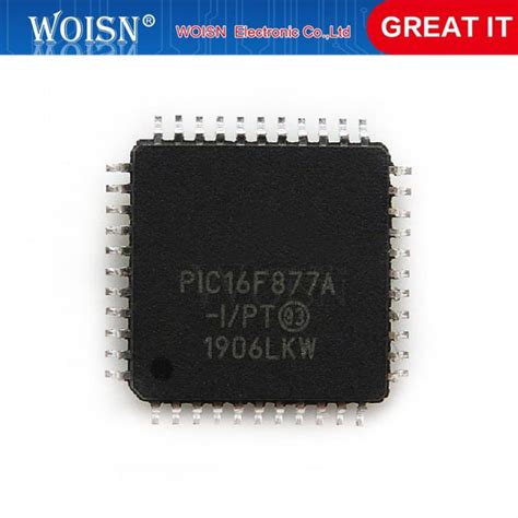 2pcs lot pic16f877a i pt pic16f877a pic16f877 16f877a qfp 44 new